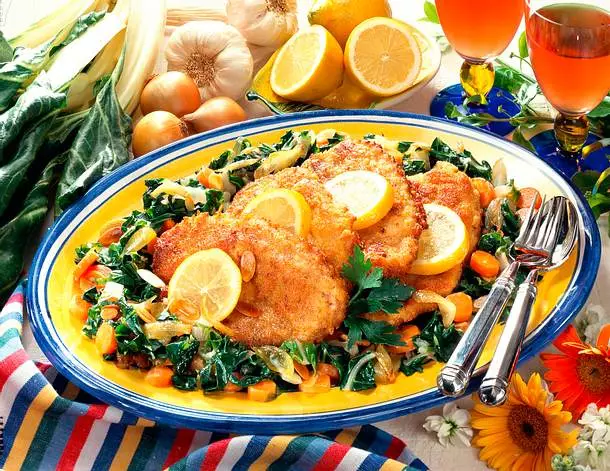 Schnitzel en snijbiet recept