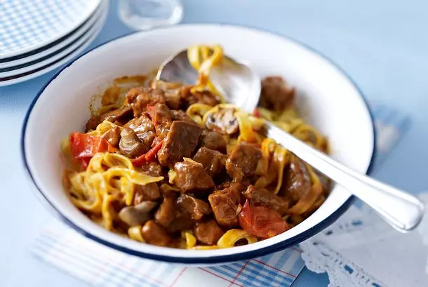 Receita de goulash para mozos enteiros