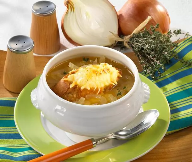 recette Soupe légère à l'oignon