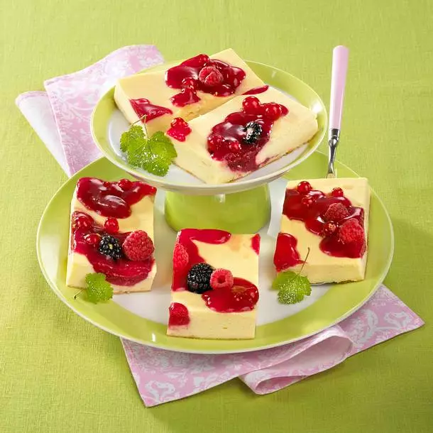 Iresiphi ye-Fruit Shake cheesecake