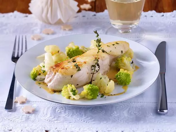 Recipe foar fiskfilet mei koalblommen en limoenhuning mosterdsaus 13900_1