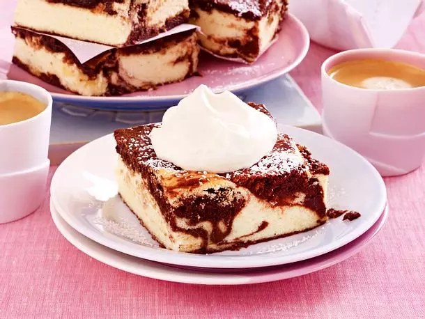 Nướng Brownie Cheesecake công thức
