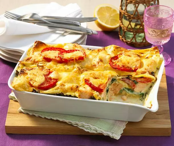 Recipe ea salmon Savoy Lasagna 17029_1