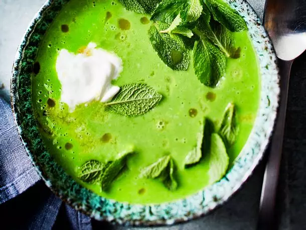 Spring Green Pea Soup Recipe