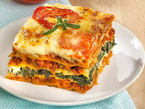 Tomate Lasagne mat Soja Bolognese Rezept 17508_1