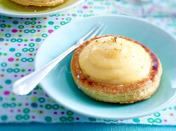 Recette de petites tartes feuilletées à la crème pâtissière 17965_1