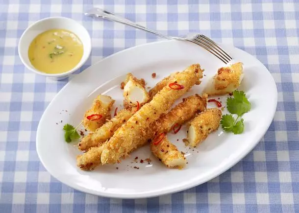 Gebakken asperges met Aziatische mayonaise en koriander (Johann Lafer) recept 1867_1