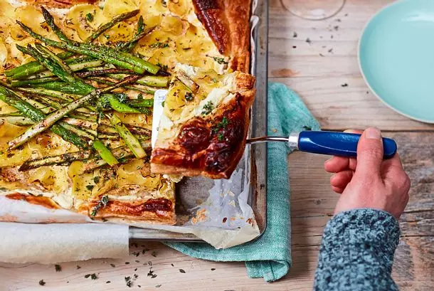 Receita de tarta de espárragos 