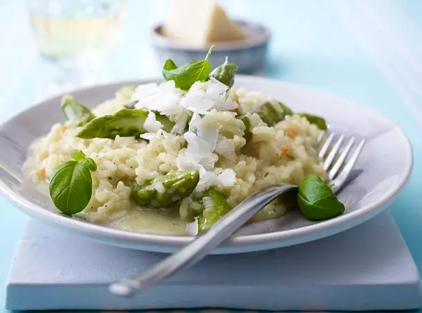 Risotto med grønne asparges opskrift 1934_1