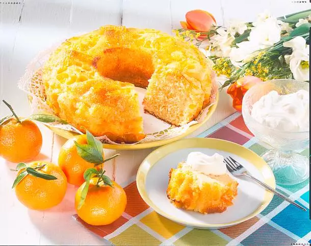 Glazéiert Tangerine Kranz Rezept 19492_1