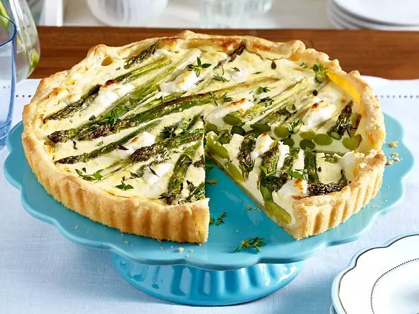 Ricetta Quiche con asparagi verdi e formaggio di capra