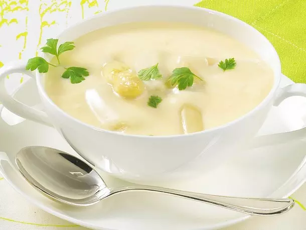 Vegansk creme af asparges suppe opskrift 2050_1