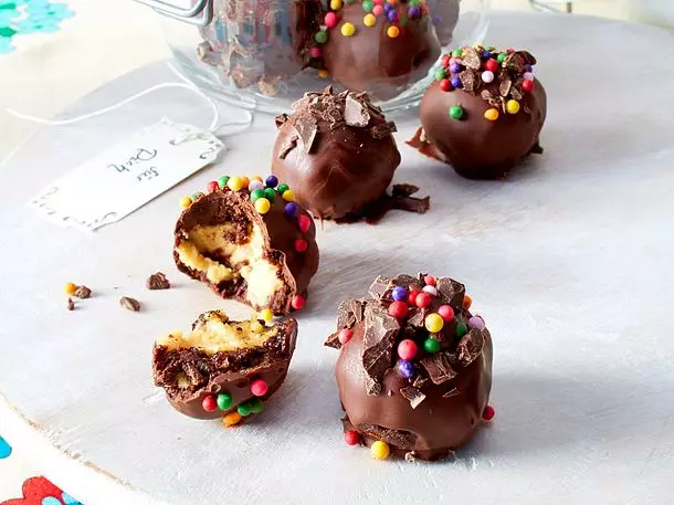 Receita de bombons de chocolate