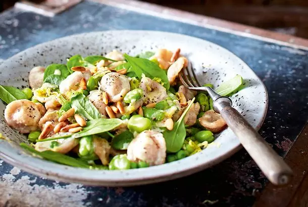 Wholemeal Orecchiette with Peas & Broad Beans Recipe