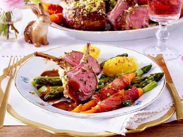 Rack of Lamb with Pistachio Crust Recipe 2277_1