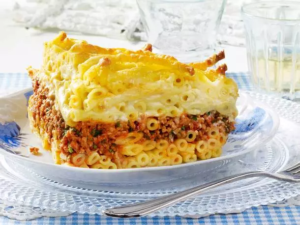 Pastizio (kreikkalainen pastaleipä) -resepti 23031_1