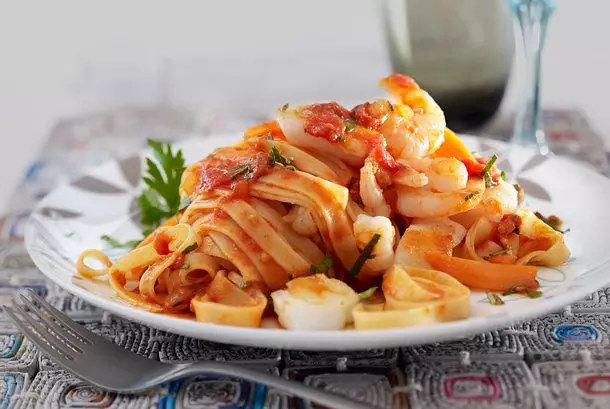 Tagliatelle di mare recipe 23557_1