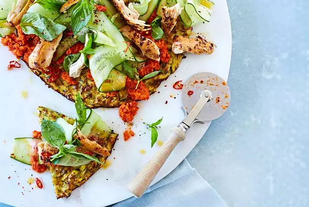 Incognito somer pizza met Ajvar resep 26532_1