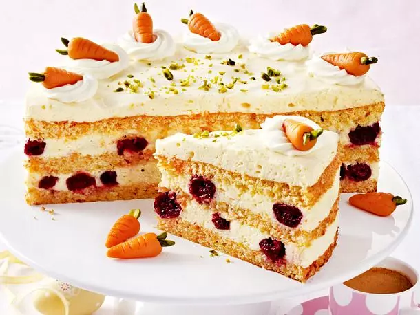 Carrot cherry cake recipe 2770_1