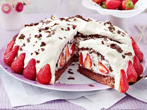 Kejk Strawberry Stracciatella Ricetta