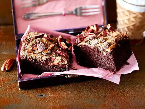 Receita de torta de cabaciñas de chocolate con pacanas 28721_1