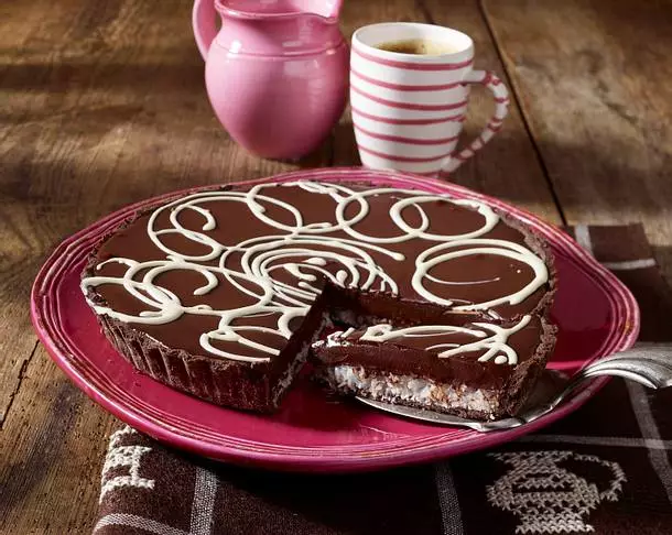 Recette Tarte au chocolat à la noix de coco 30498_1