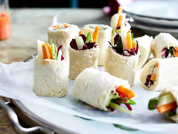 Rostat sushi med grönsaker och wasabic mandible recept 30574_1