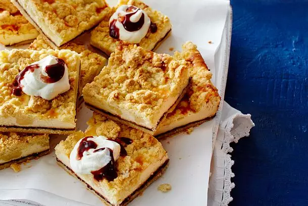 Receita de torta crumble con mermelada de ameixas