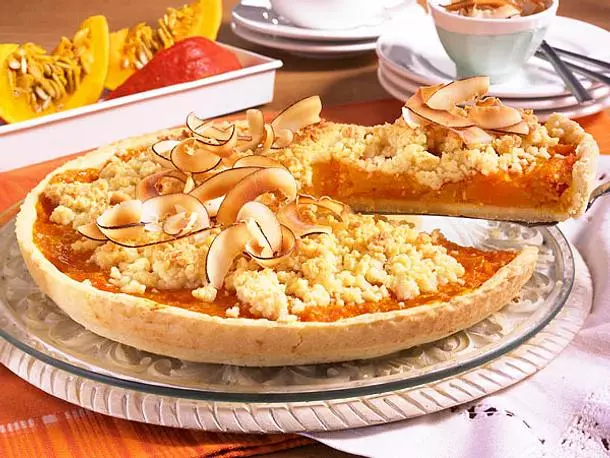 Ricetta crostata di zucca e cocco