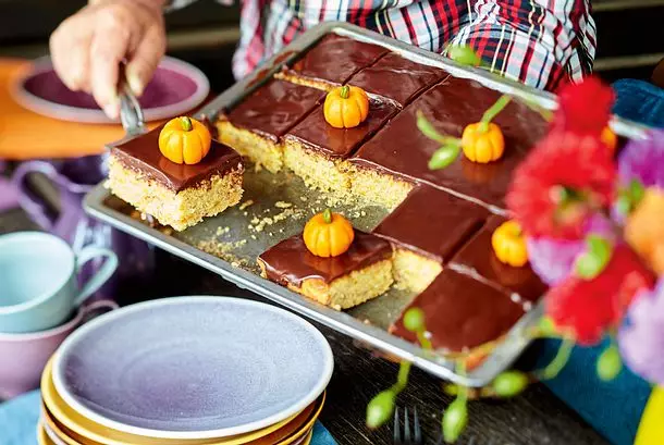 Receita de bolo de chocolate de cabaza