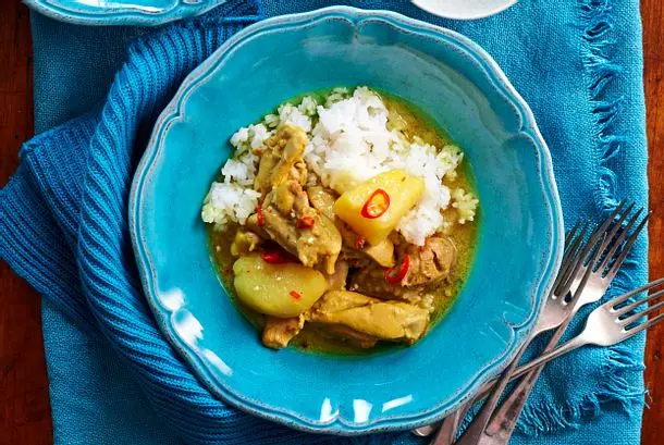 Malajziai stílusú csirke curry recept