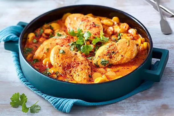 Poulet Curry "voll Karrott" Rezept