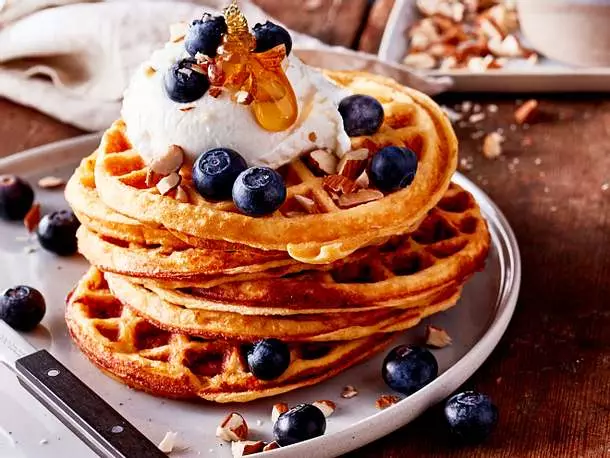 Chaffles - 2 bestanddeel wafels resep 3564_1