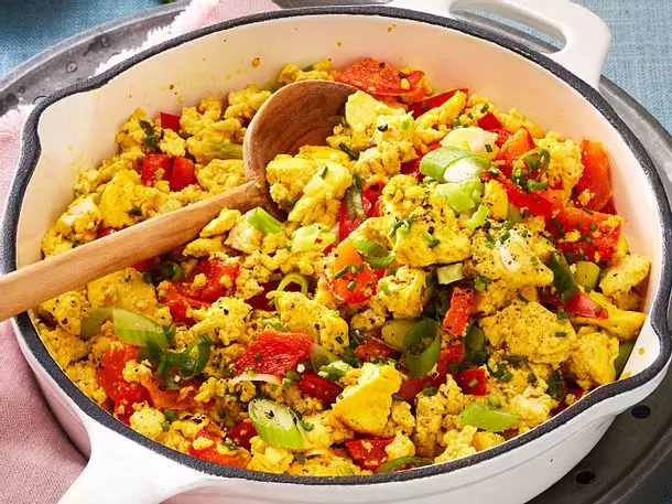 Vegan scrambled egg recipe