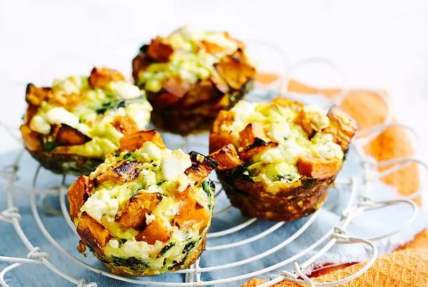 Ho an'ny fonosana iray manontolo: Recipe Pumpkin Egg Muffins 3574_1