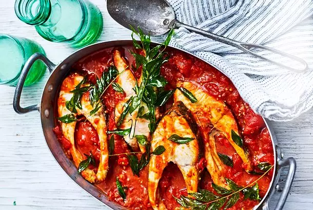 Arrabbiata-styl vistjops resep 36634_1