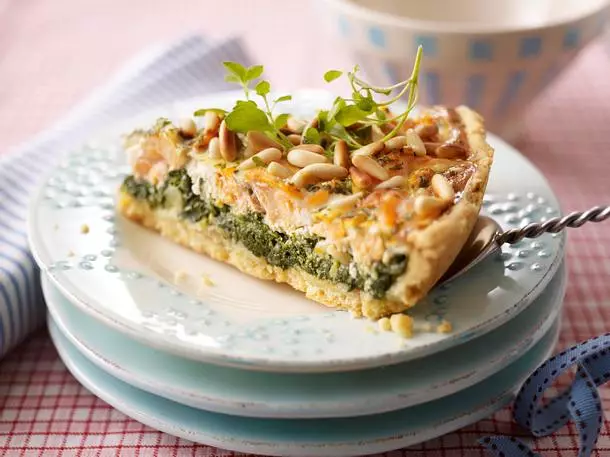 Recepta de quiche italiana de salmó i espinacs 36802_1