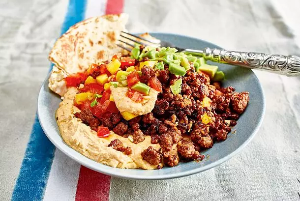 Mezze tallrik för köttälskare recept 36809_1