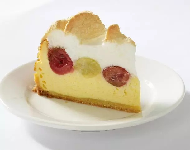 Recipe ea Cheesecake e nang le Meringue Topping 37017_1