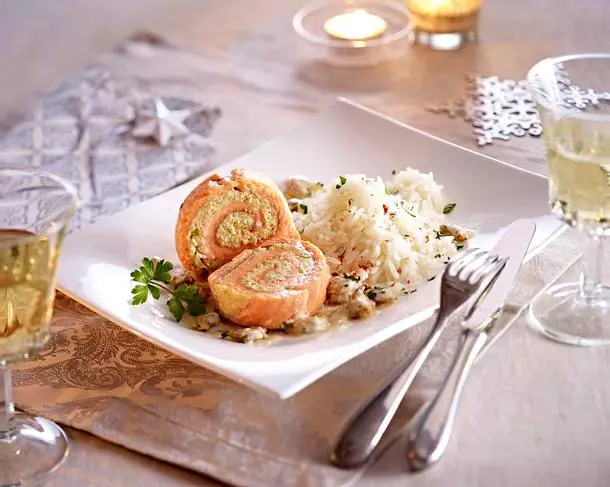 Stuffed trout fillets with rice recipe 37684_1