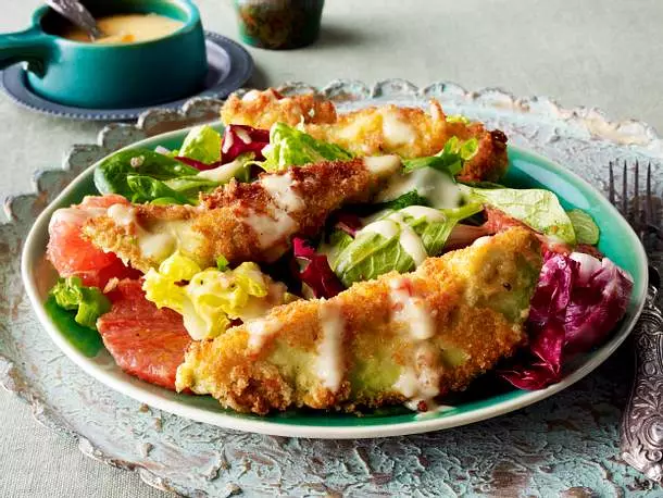 Schnitzel de aguacate en receta de ensalada 37999_1