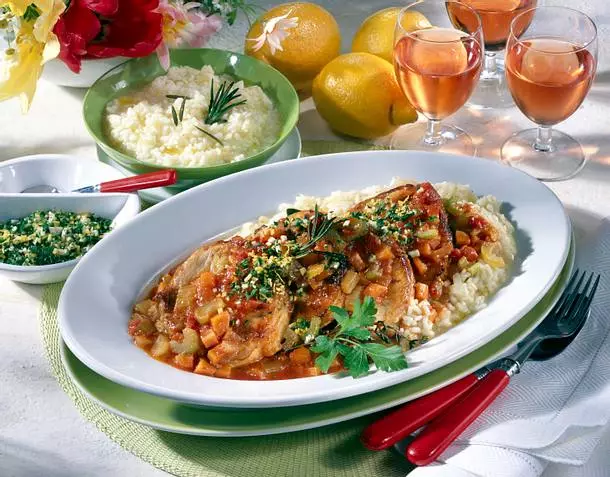 risotto جي ترڪيب تي سور جو گوشت اسٽيڪ 39591_1