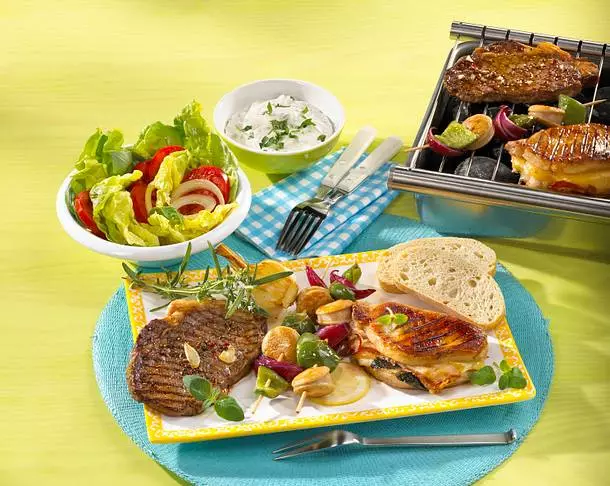 Rezept gemëscht Grillplack 40366_1