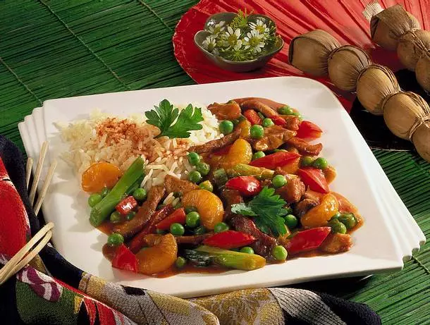 Daging babi asem manis karo resep nasi 42704_1