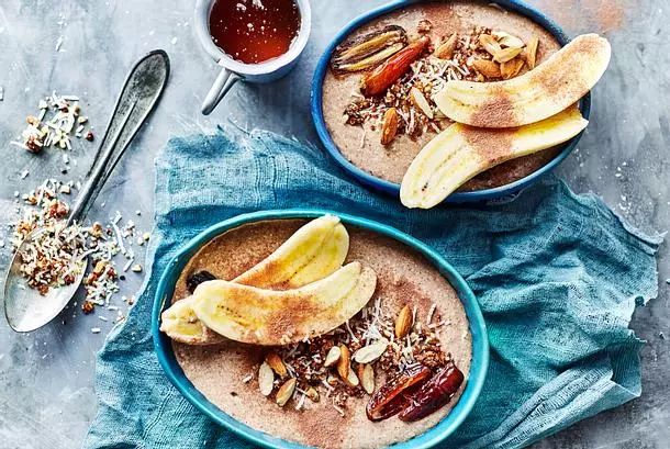 Pausa di semola di farro al cioccolato con ricetta Rawnola 43766_1