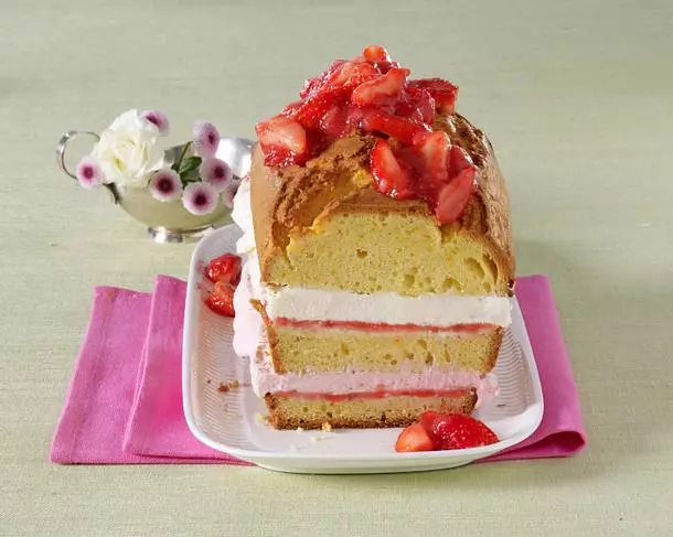 Recette de gâteau à la crème de fraise