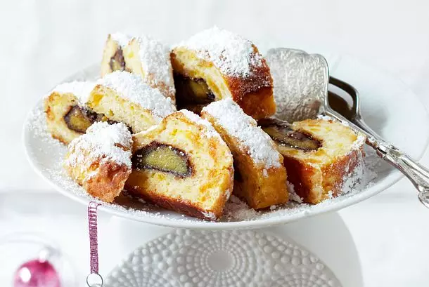 Mini quark stollen con receta de mazapán