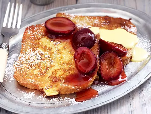 Ricetta French toast con composta di prugne 48694_1