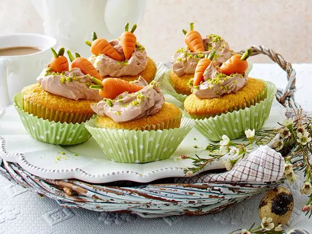 recette Muffins de Pâques aux carottes 49699_1