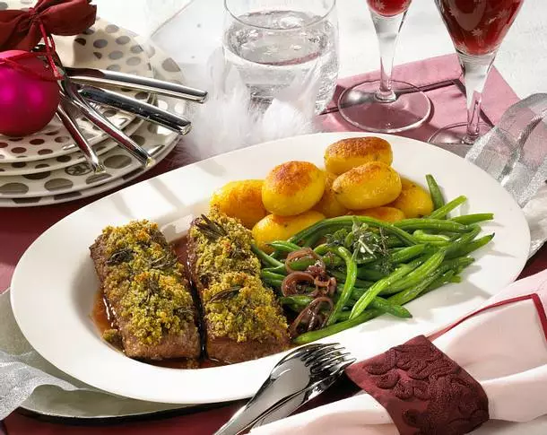 Resep Herb Crusted Lamb Salmon